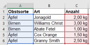 Excel: Die Summewenn Funktion mit Beispielen