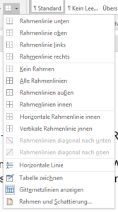 Word: Rahmen einfügen um Text oder Seite