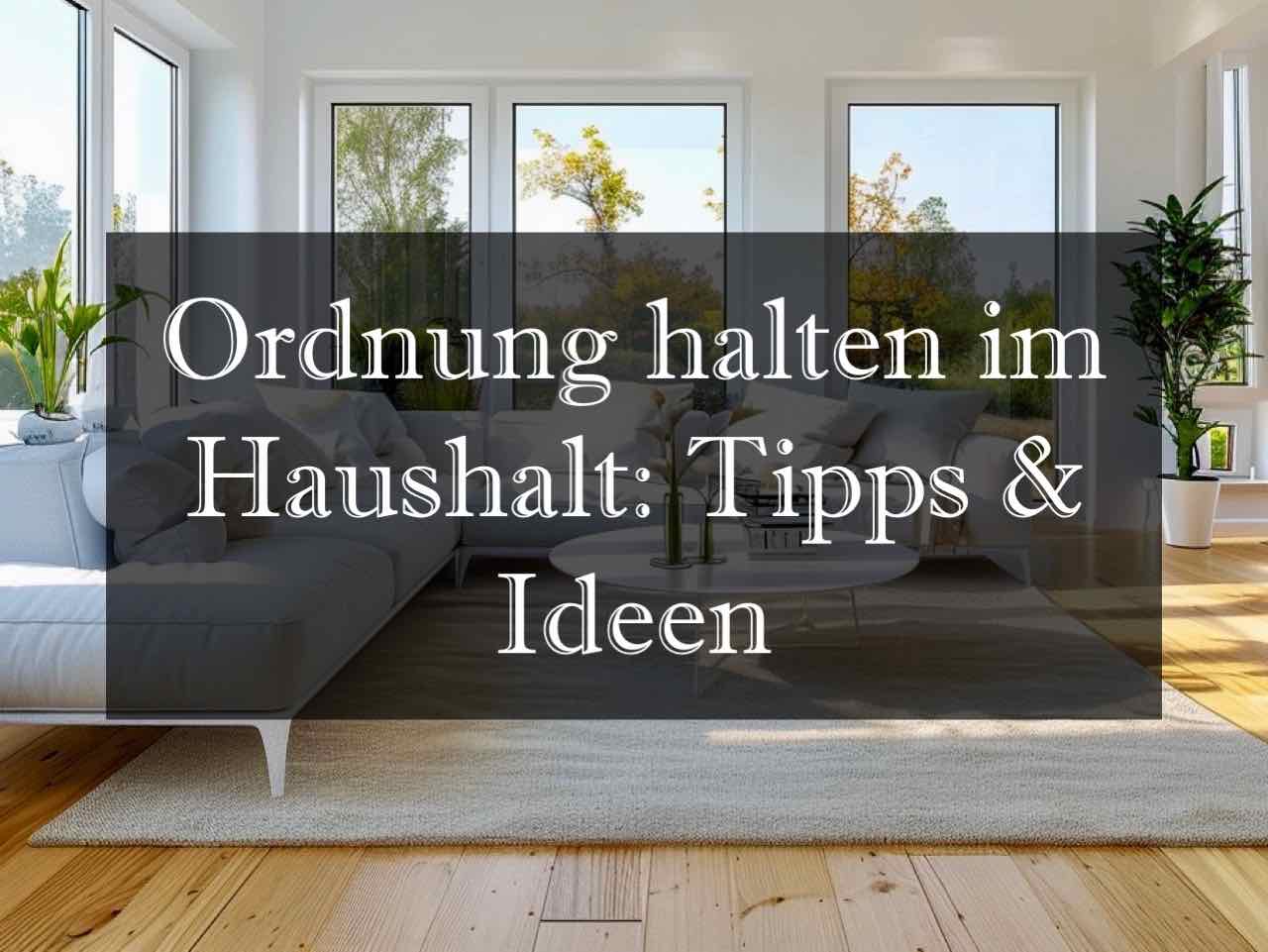 Ordnung halten im Haushalt: Tipps und Ideen